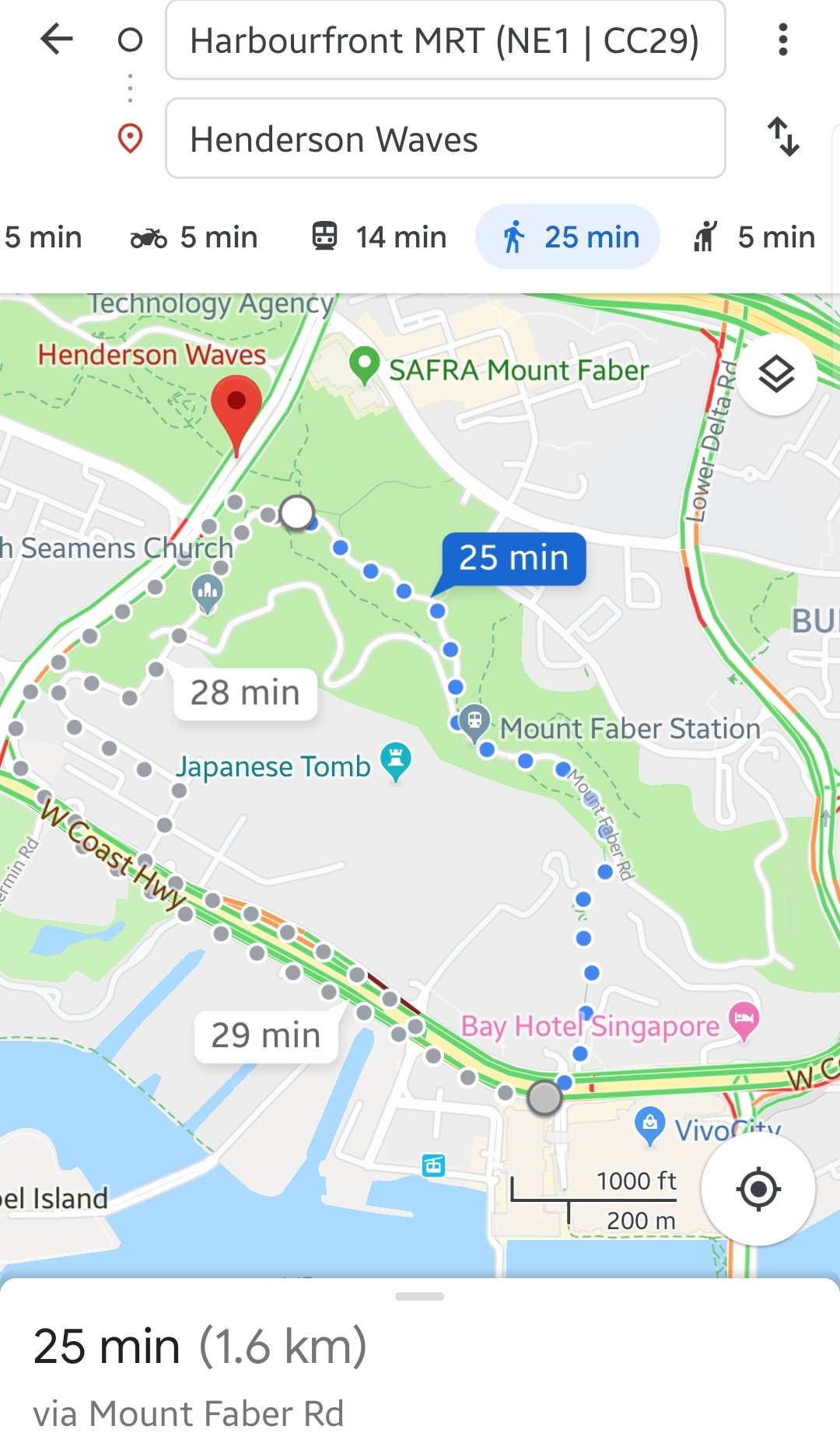 Marang Trail @ Mount Faber – Life is Sinple